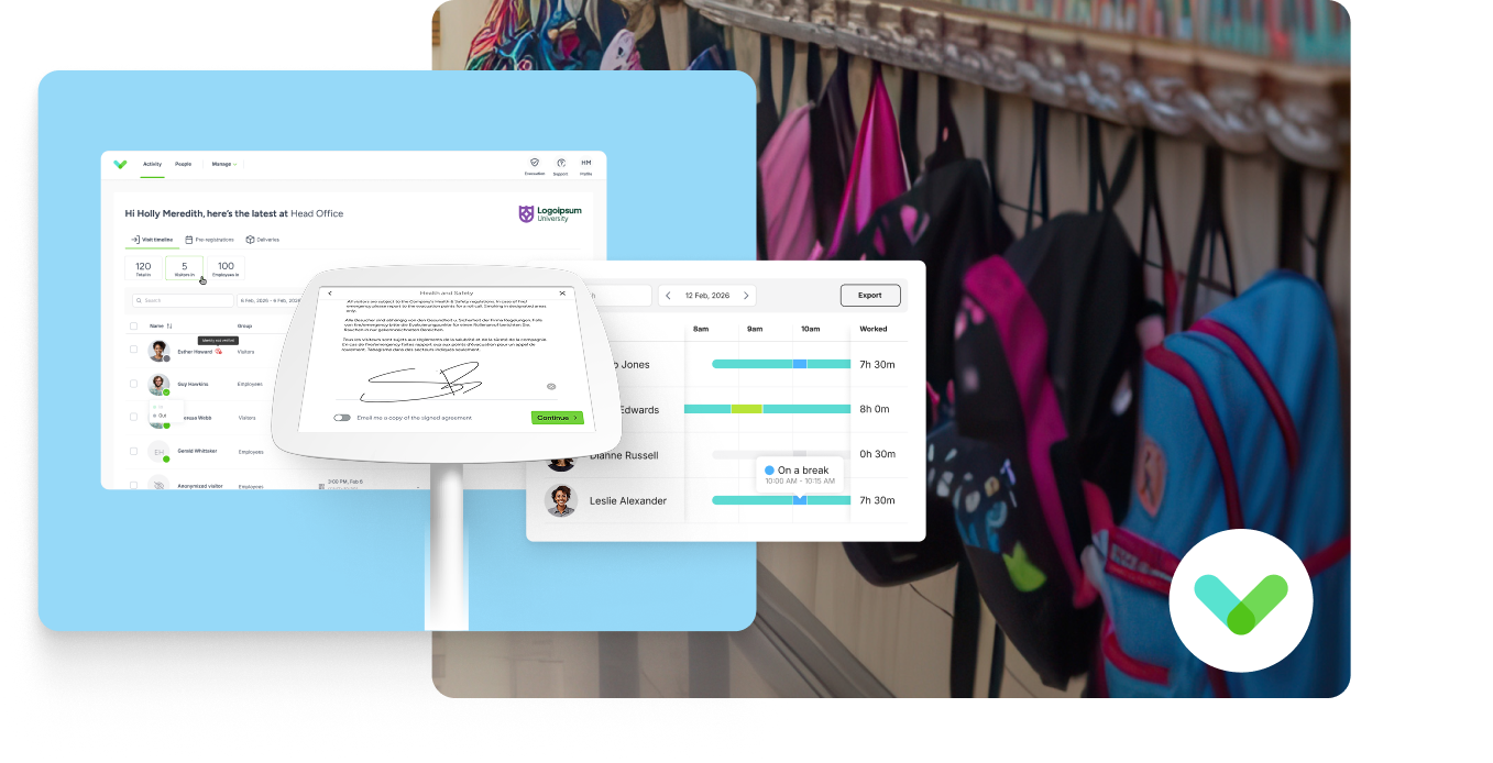 Visitor Screening & Risk Insights | Sign In App